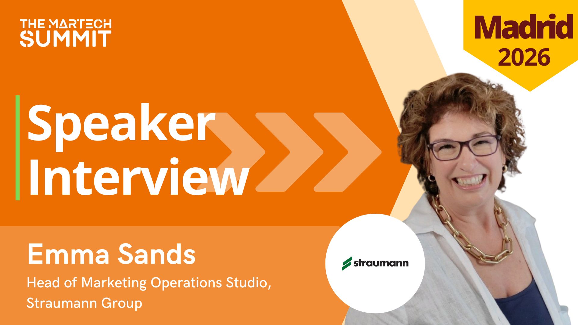 Speaker Interview | Emma Sands - MarTech Thoughts